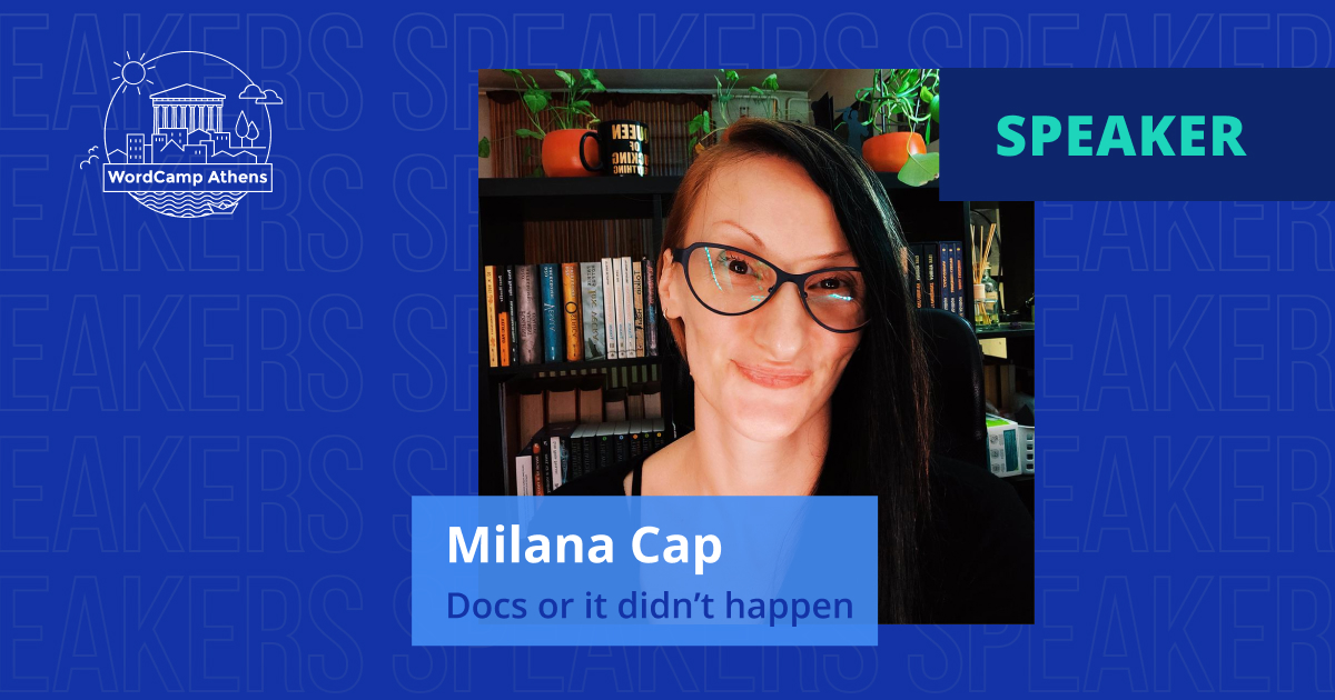 Milana Cap | WordCamp Athens 2022