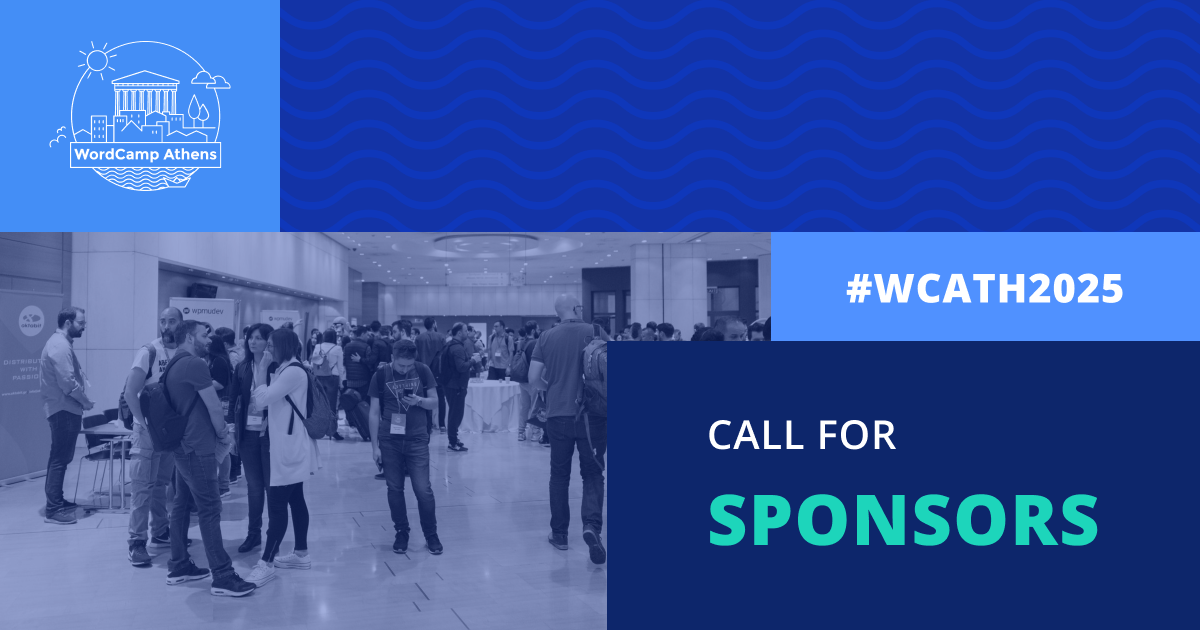 Call for sponsors | WordCamp Athens 2025